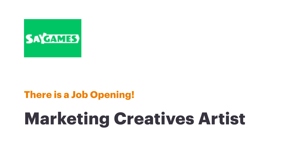 SayGames Job Openings