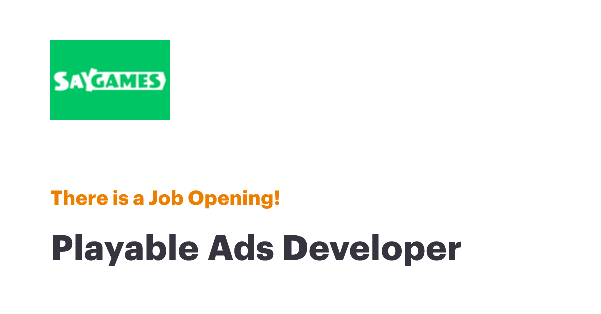 SayGames Job Openings