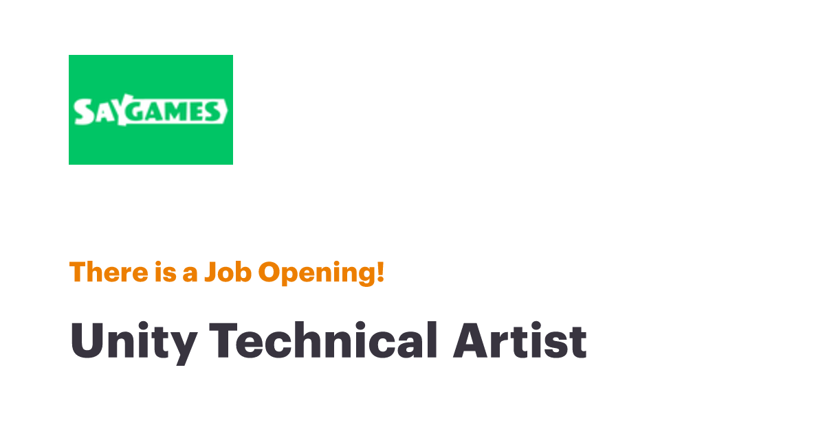 SayGames Job Openings